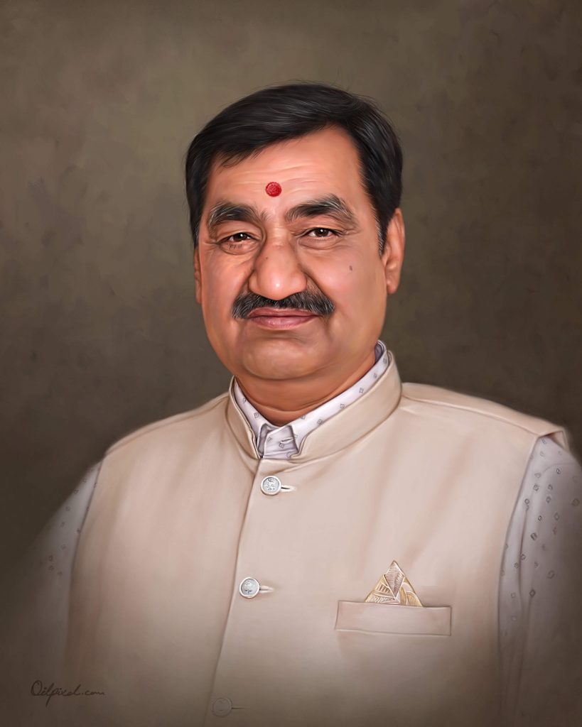 Self Portrait Digital Painting | Oilpixel