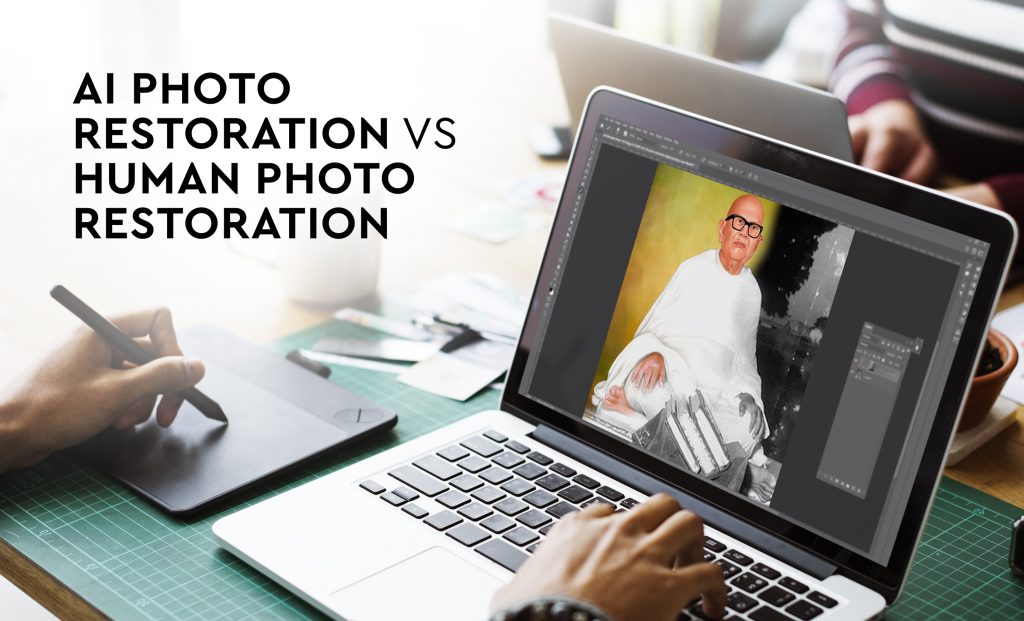 AI Photo Restoration vs Human Photo Restoration
